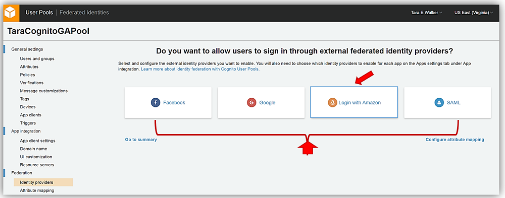 Launch – Amazon Cognito User Pools General Availability: App Integration and Federation | AWS ...